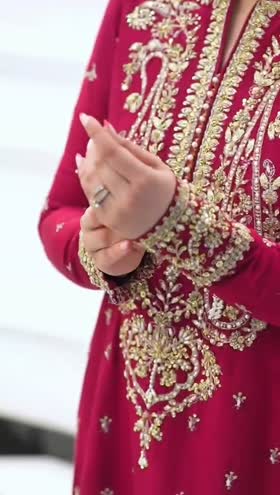 Rs 24500 Aneelas UNstitched Wedding Raw Silk Ada Work Shirt Ada work T ...